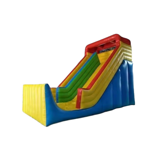 20ft Inflatable Dry Slide with Colorful Wave Design - Bounce Horizon