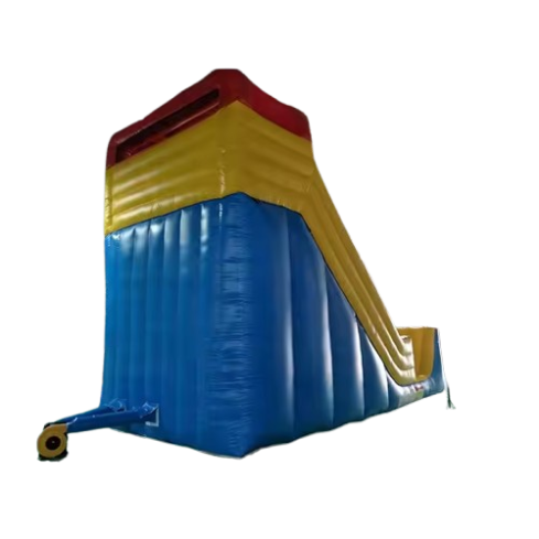 20ft Inflatable Dry Slide with Colorful Wave Design - Bounce Horizon